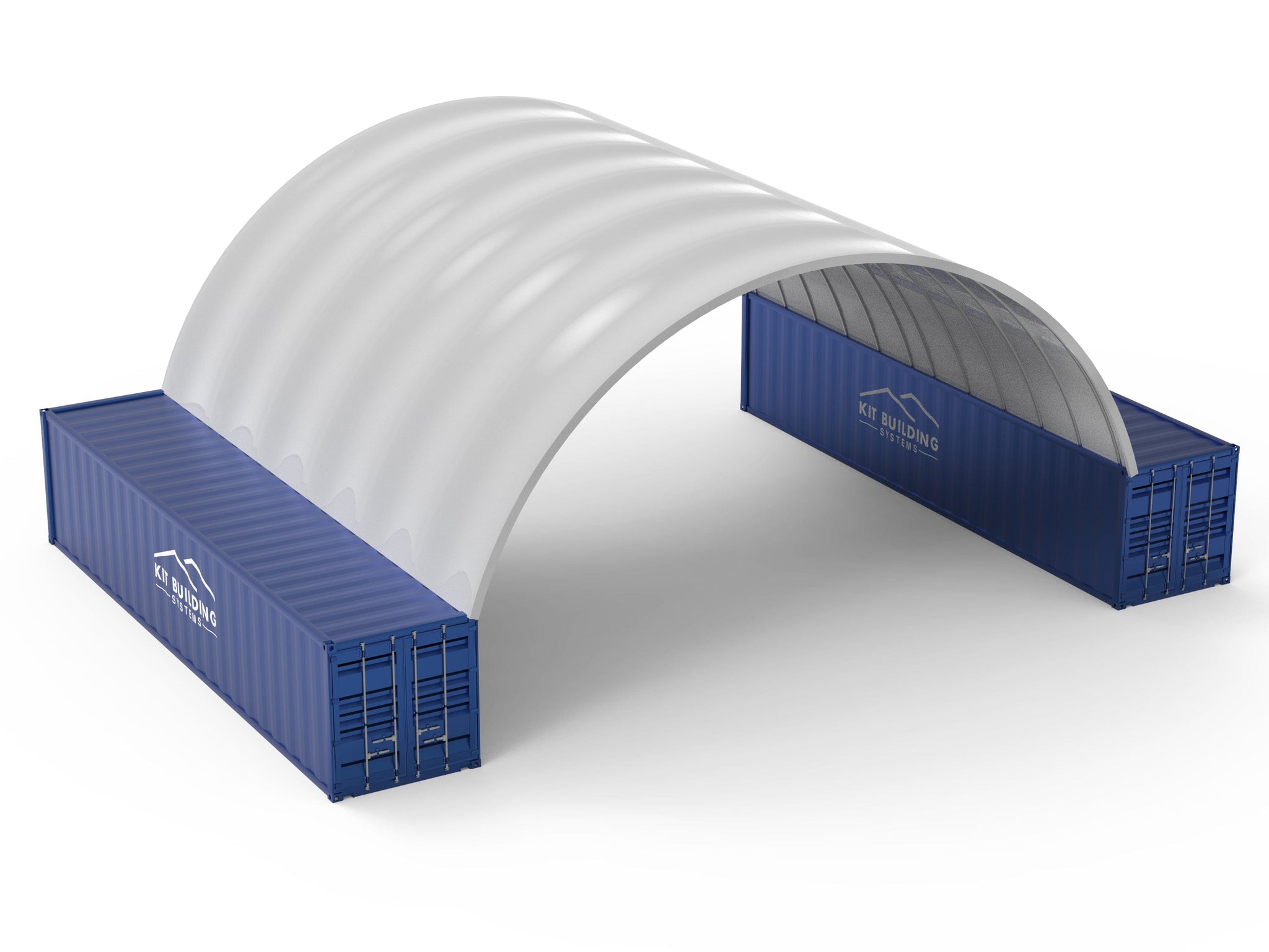 Schron kontenerowy — 12 m x 12 m x 4,5 m (40 stóp x 40 stóp x 15 stóp ...